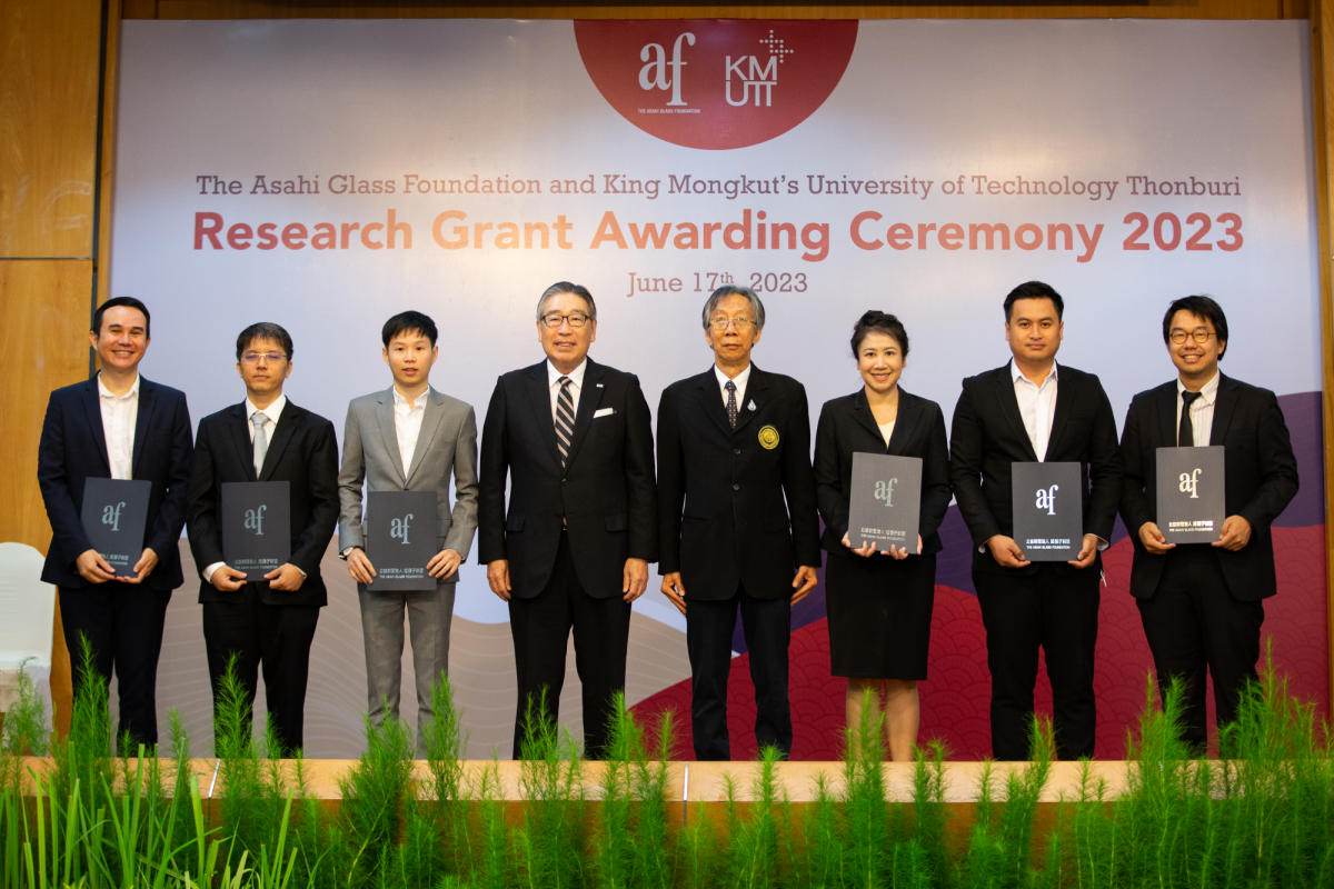 เปิดตัว 6 นักวิจัย มจธ. รับทุนวิจัยมูลนิธิกระจกอาซาฮี ประจำปี 2566 - KMUTT